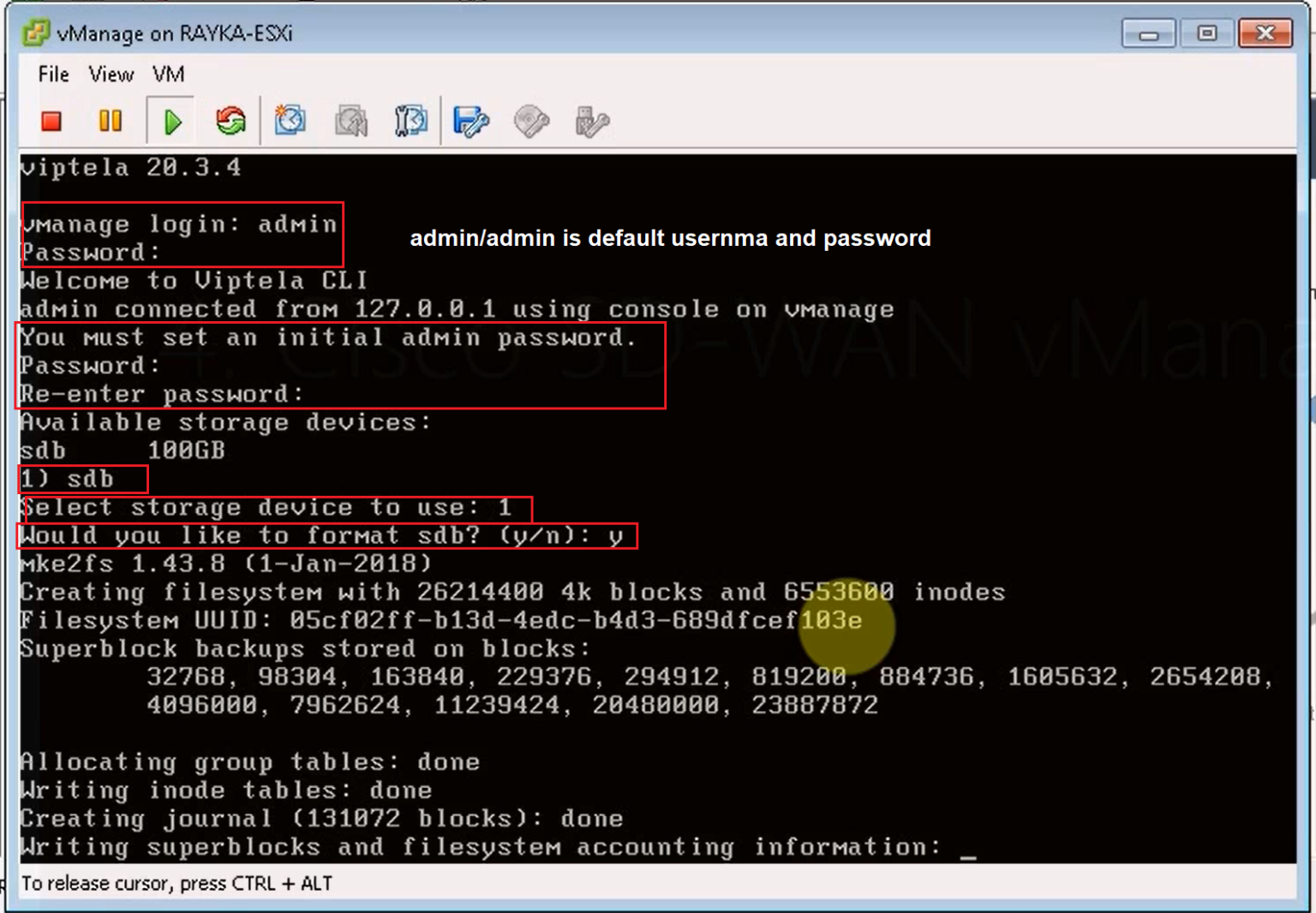 4. cisco SD-WAN vManage Installation and Configurationn (20.3.4 ... 4. cisco SD-WAN vManage Installation and Configurationn (20.3.4 ...
