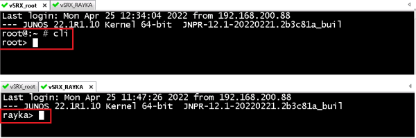 2. Junos CLI modes - RAYKA (are you a network engineer?) 2. Junos CLI modes - RAYKA (are you a network engineer?)