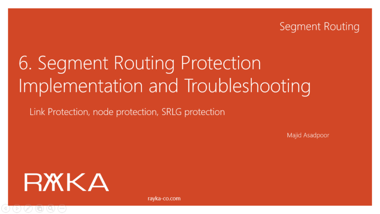 Segment Routing - RAYKA (are you a network engineer?)