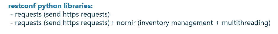 Restconf Request With Nornir Plugin