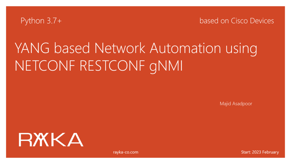 Yang Based Network Automation Using Netconf Restconf Gnmi